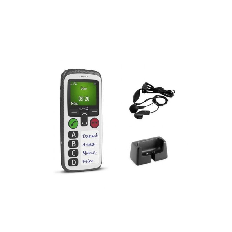 Téléphone Mobile Secure 580 doro avec géolocalisation GPS