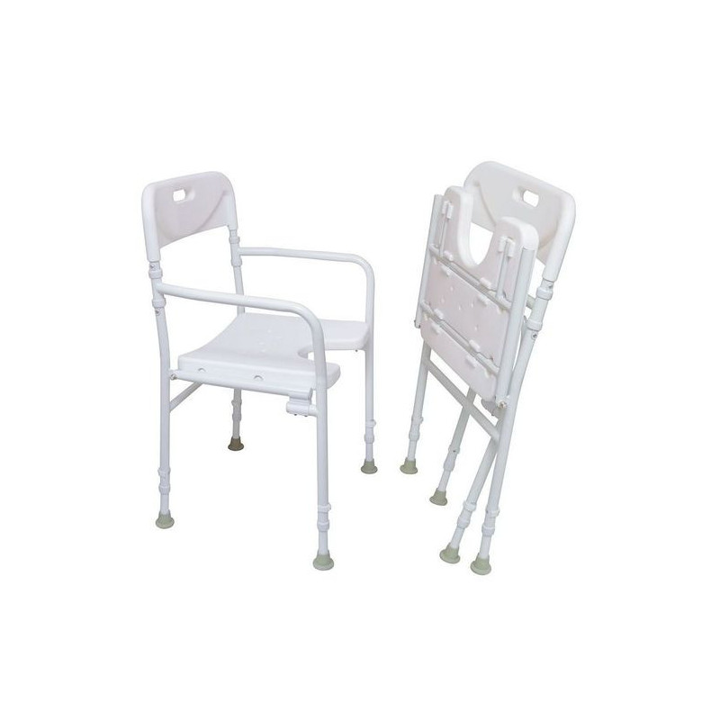 Chaise de douche pliable
