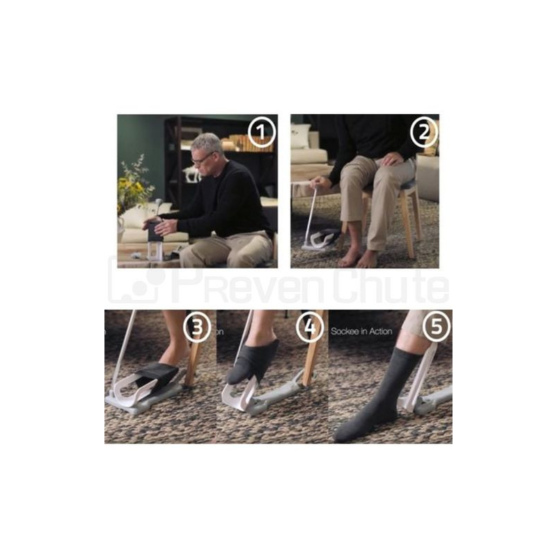 Enfile Chaussette de Contention 2 en 1 Sockee