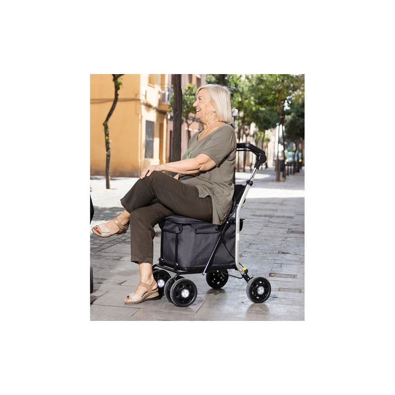 Rollator de course Carlett 800 Comfort