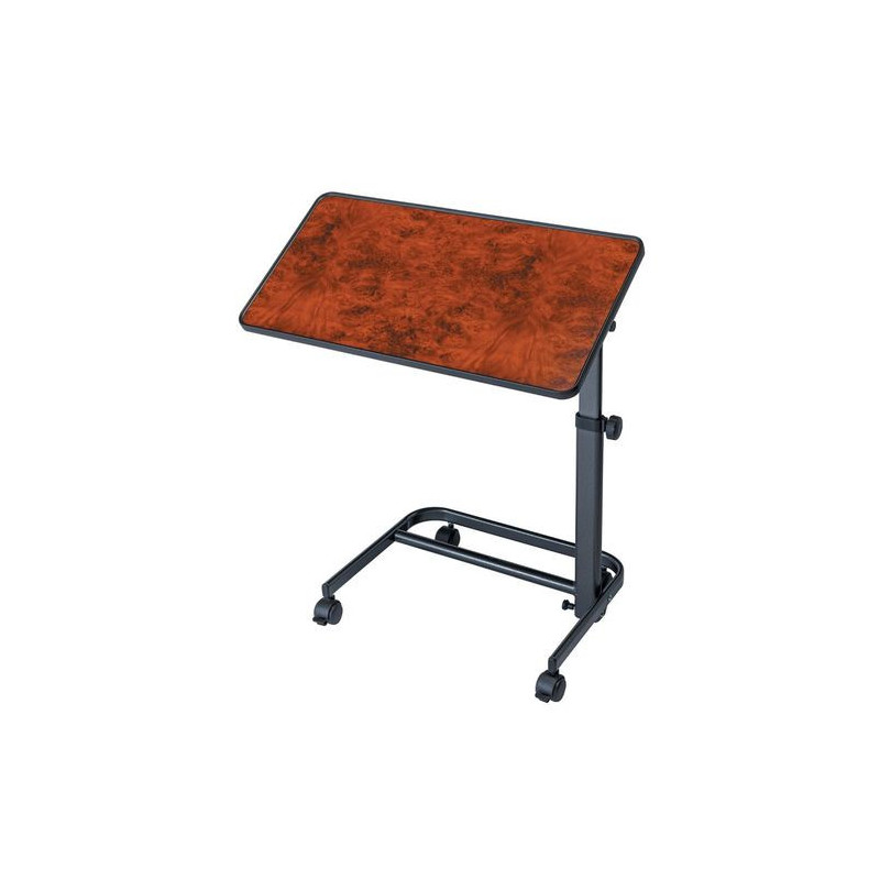 Table roulante inclinable