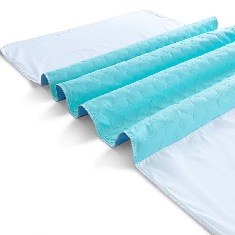 Pack 2 Alèses de lit Incontinence Lavable avec Rabat